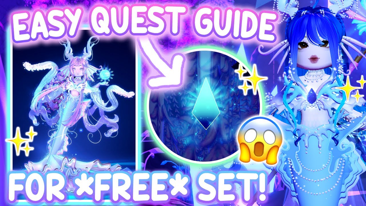 *ALL CRYSTALS LOCATIONS* EASY QUEST GUIDE For *FREE* SET & SCEPTER! 🌸 ...