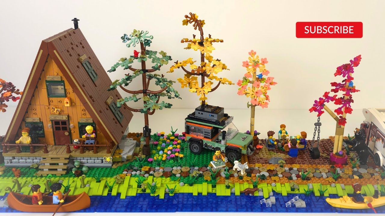 Let's Build a LEGO Campground MOC - YouTube