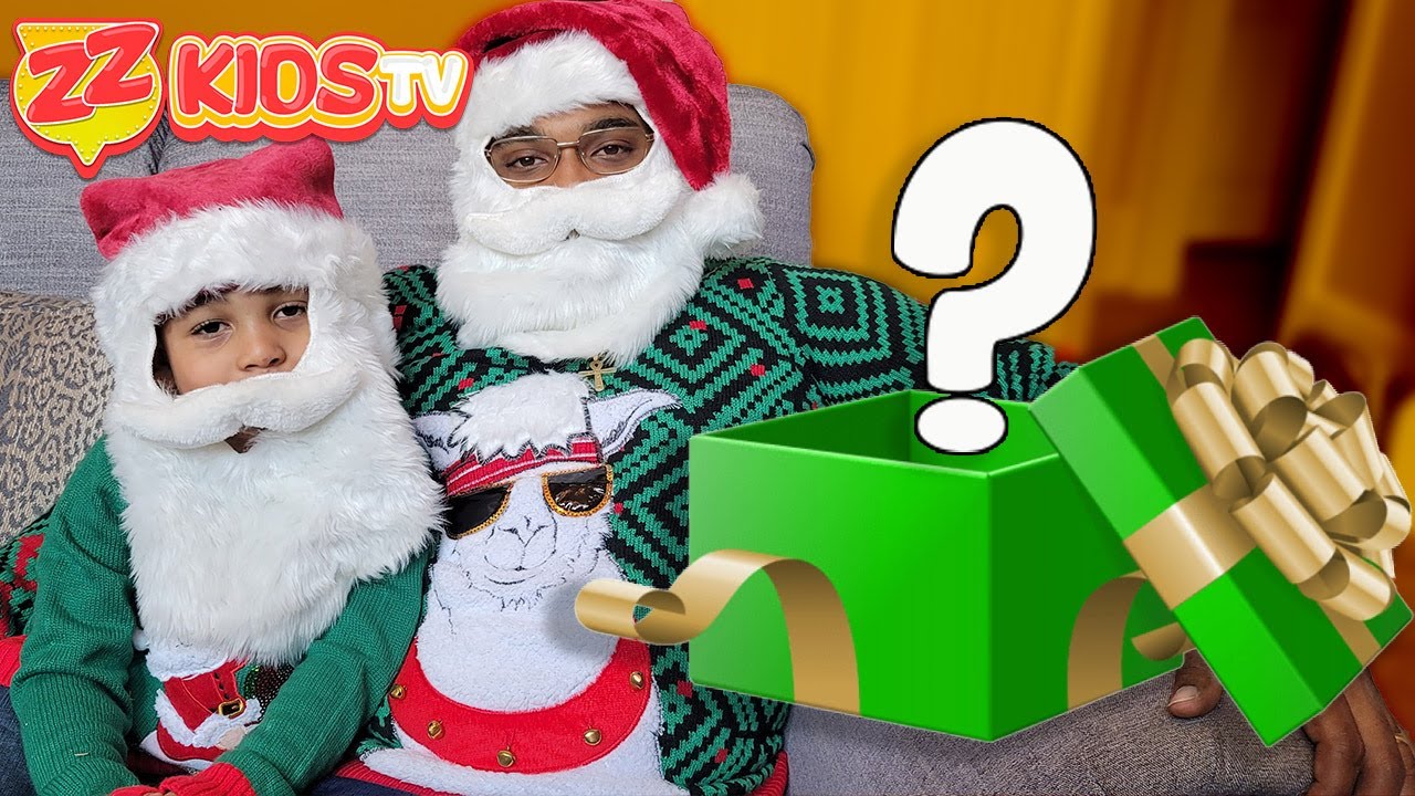 What's in the BOX Christmas Holiday Edition! ZZ Kids TV - YouTube