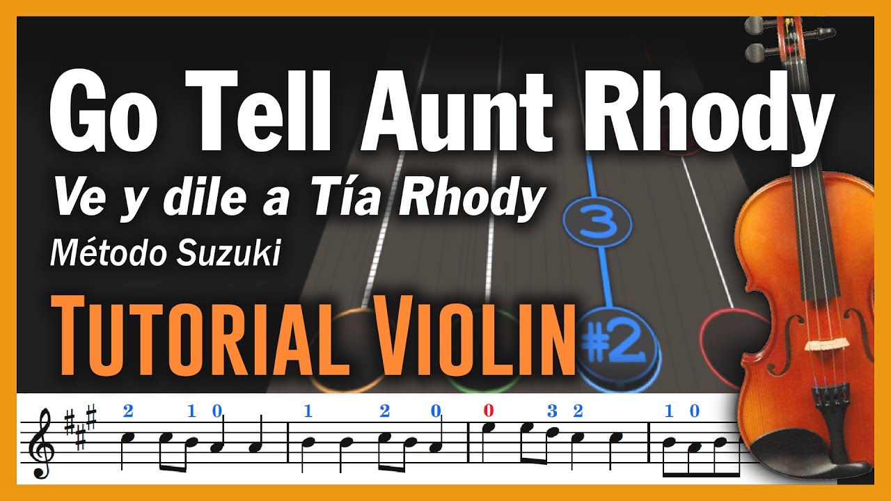 Go Tell Aunt Rhody | Ve y dile a Tía Rhody - Play Along Violín 🎻 - YouTube