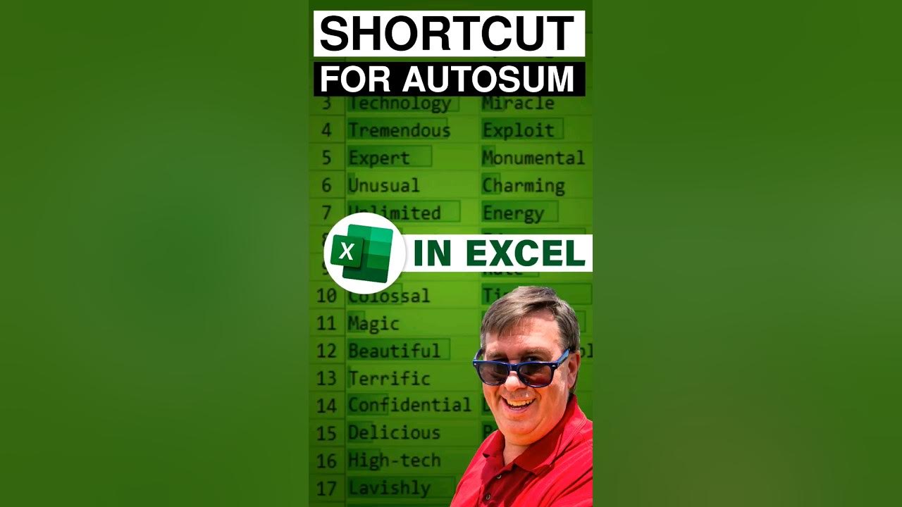 Excel What Is The Shortcut For AutoSum shorts Episode S0008 YouTube excel-what-is-the-shortcut-for-autosum-shorts-episode-s0008-youtube