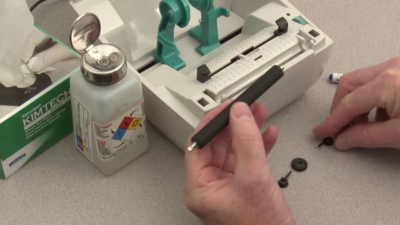 Zebra GC420D Cleaning Changing the Platen - How to Tips and Tricks by ...