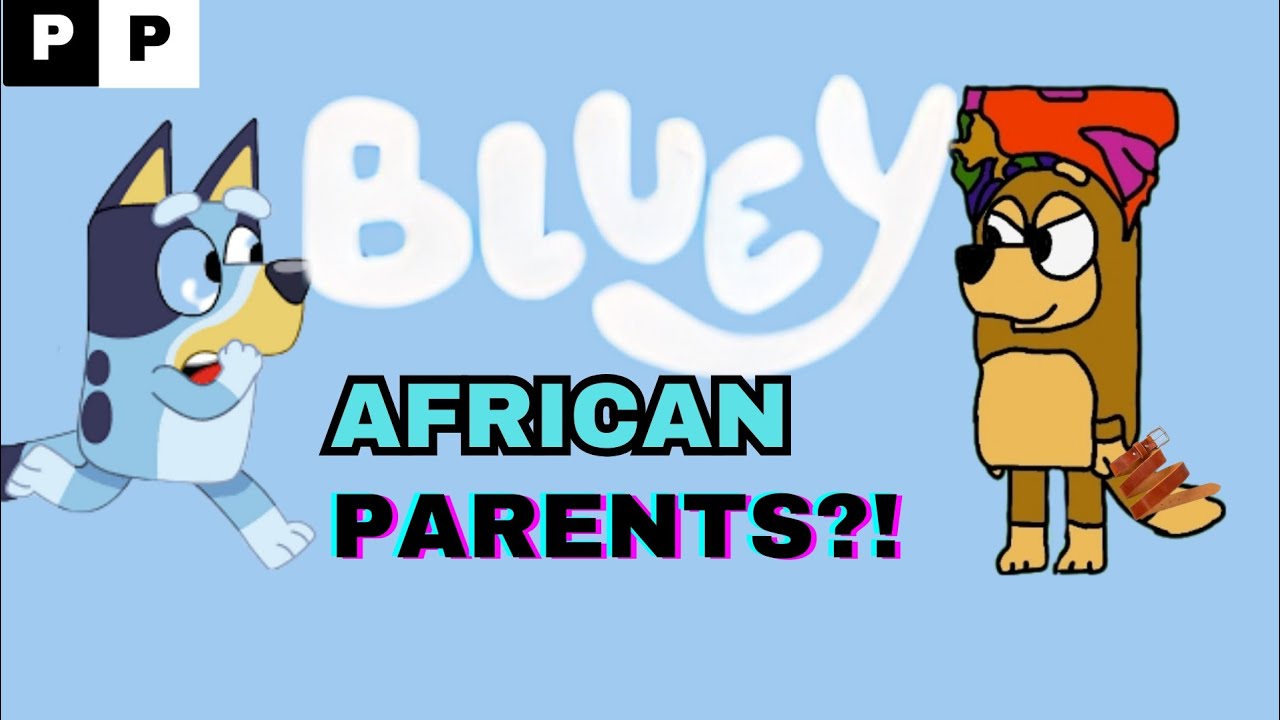 WHAT IF BLUEY HAD AFRICAN PARENTS|The Christmas lights - YouTube