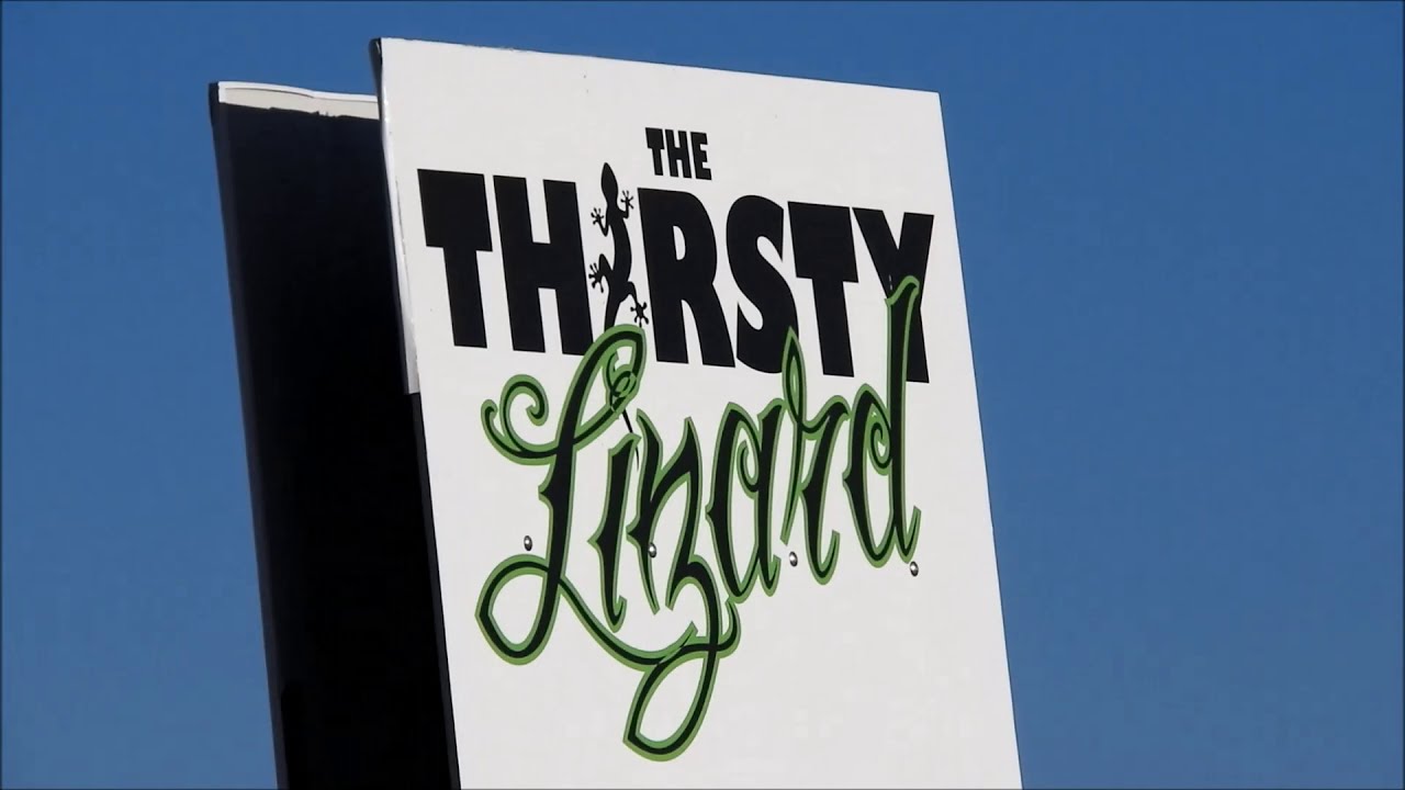 THE THIRSTY LIZARD - YouTube