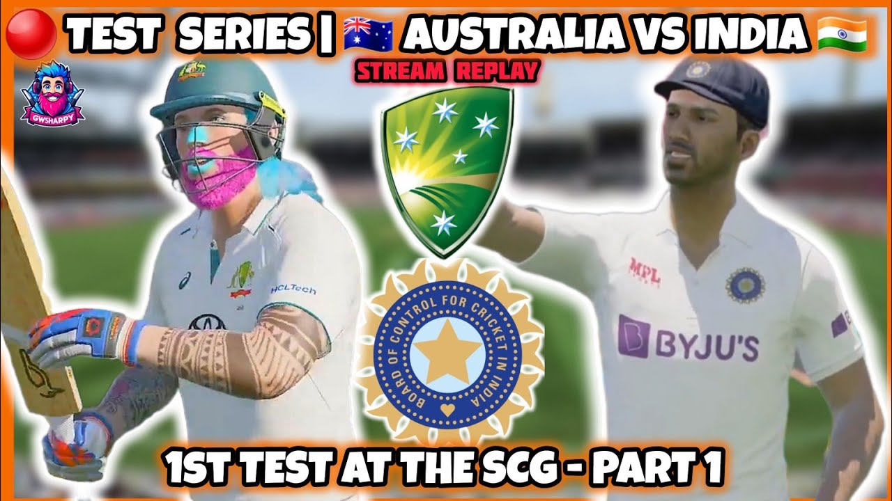 AUSTRALIA 🇦🇺 VS INDIA 🇮🇳 TEST SERIES | 1ST TEST AT SCG PART 1 | # ...