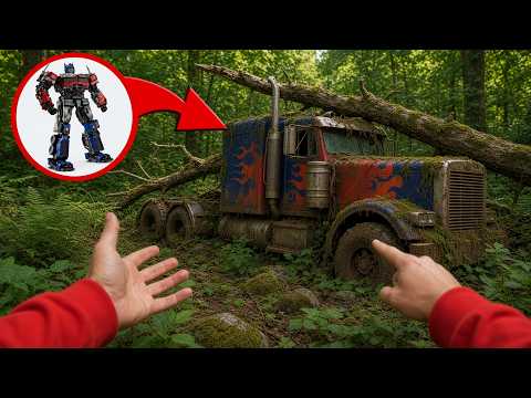 Starting & Test Driving Abandoned OPTIMUS PRIME Truck | POV Restarting Forgotten Transformers Truck