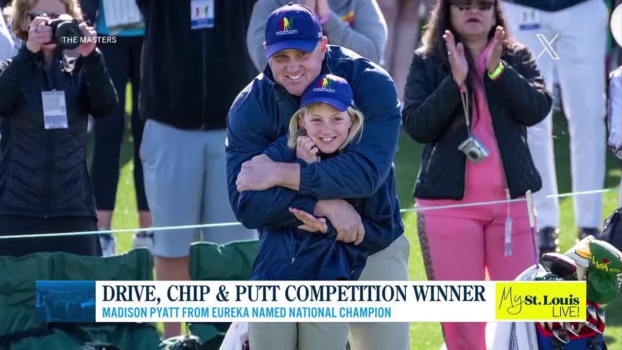 Kent faces off in a putting competition against Eureka champion Madison ...