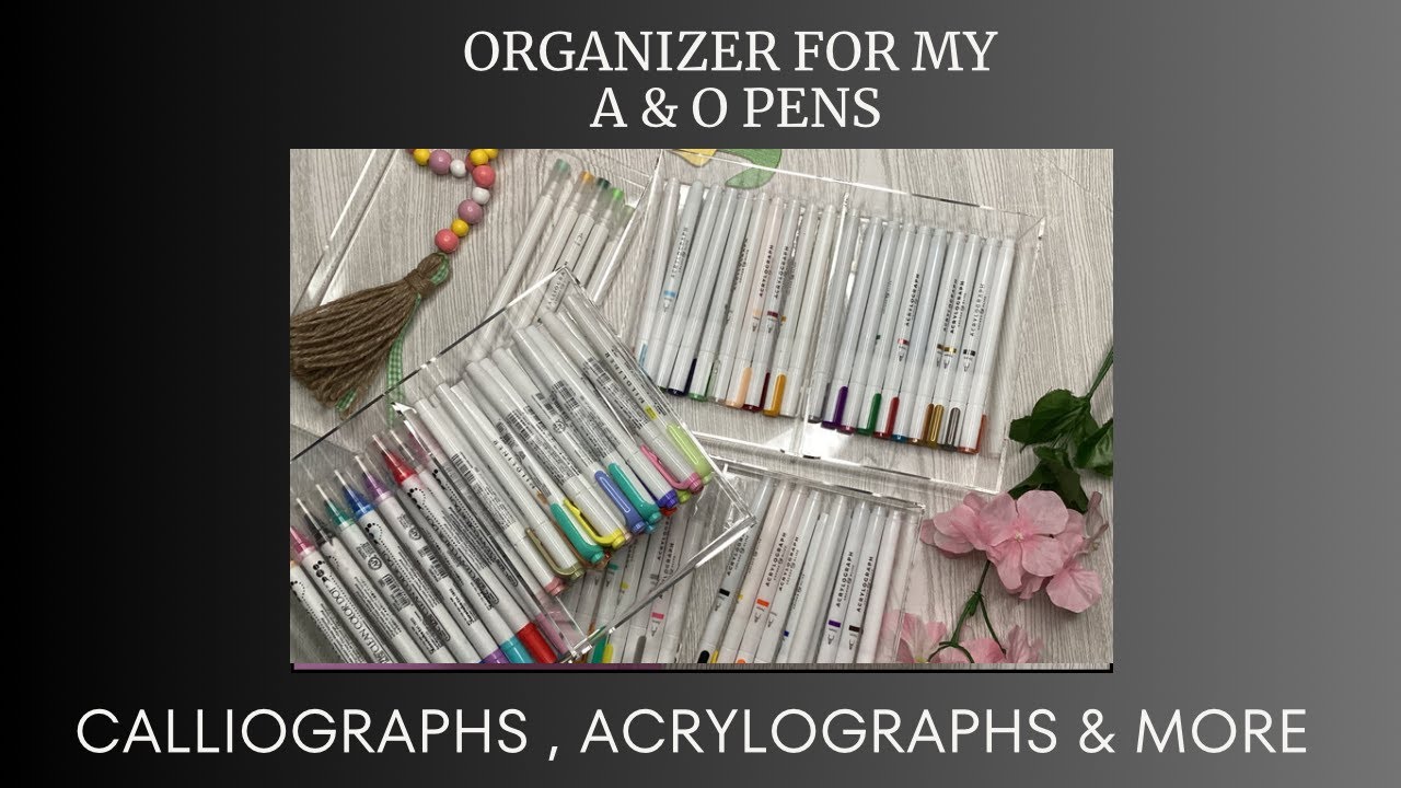 Organize A & O Pens/ Organisation idea/ Genuis organiser/ Paint pen ...