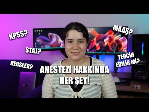 Anestezi Hakkında Her Şey! Staj - KPSS - Maaş Gerçekleri