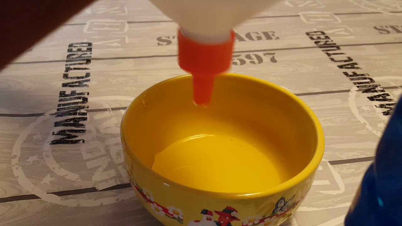 Slime avec lessive colle - YouTube
