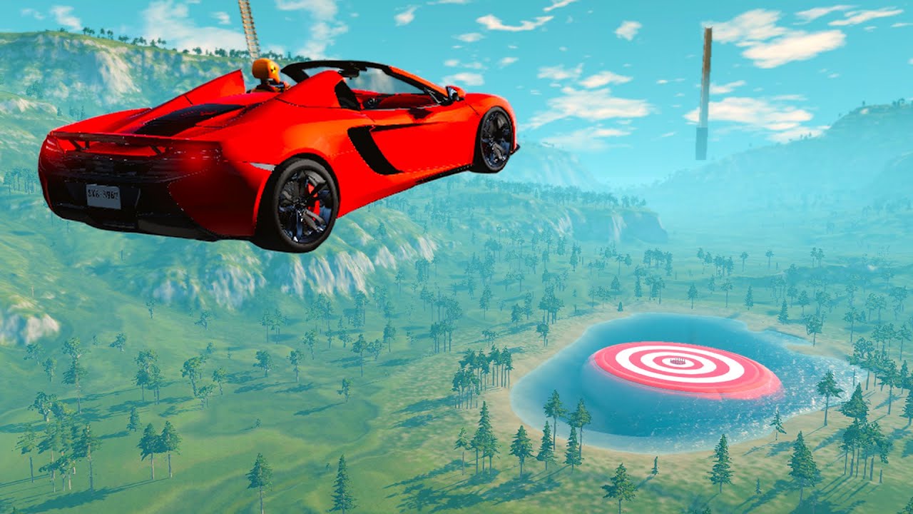 Epic High Speed Car Jumps Compilation - BeamNG.drive - YouTube