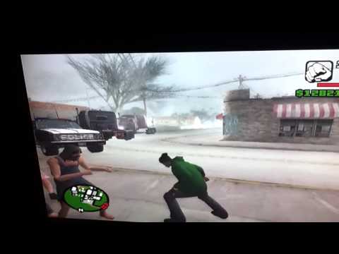 Zombies vs CJ in GTA SA