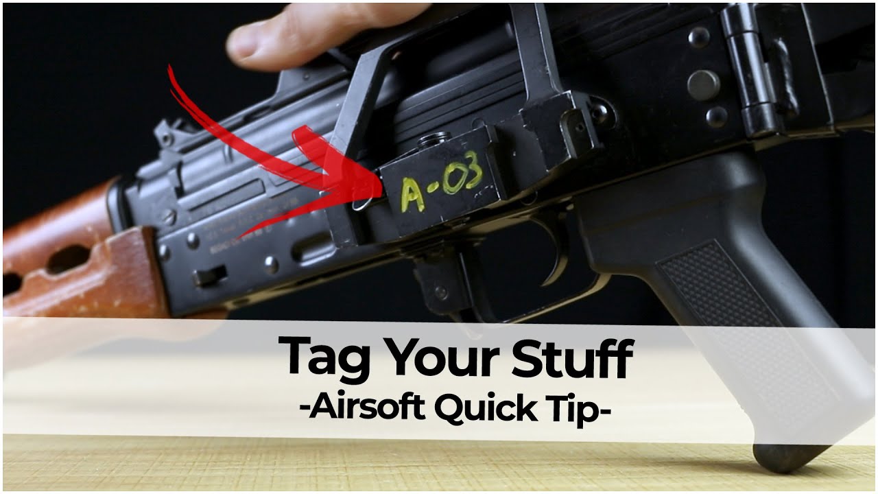 Tag Your Stuff! - Airsoft Quick Tip - YouTube