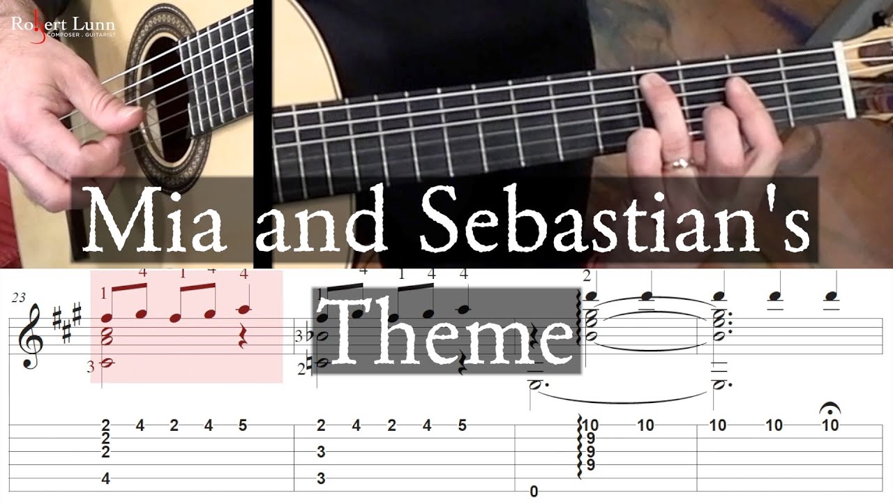 Mia and Sebastian's Theme (La La Land) - Full Tutorial with TAB ...