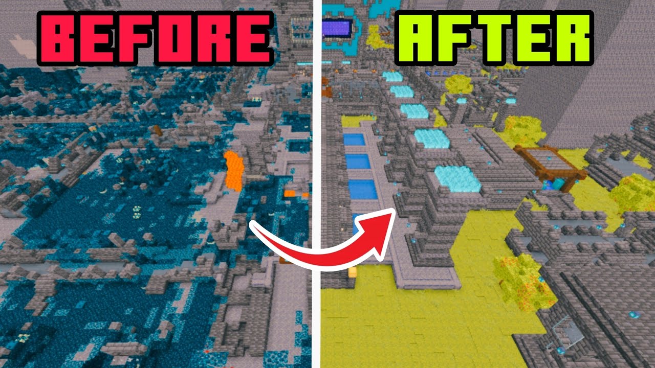 I Restored An Ancient City In Minecraft! - YouTube