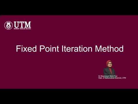 Fixed Point Iteration Method - YouTube