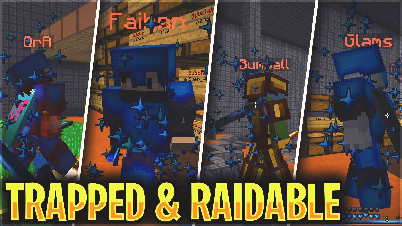TRAPPING HUGE POWER FACTION IN OUR BASE *RAIDABLE* | Minecraft HCF ...