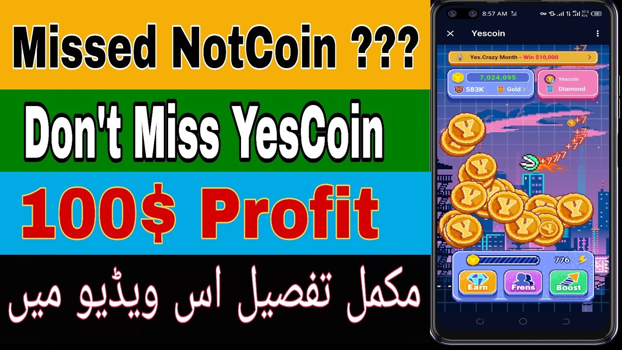 How To Work On YesCoin Free Telegram Project| YesCoin par kaam karne ka ...