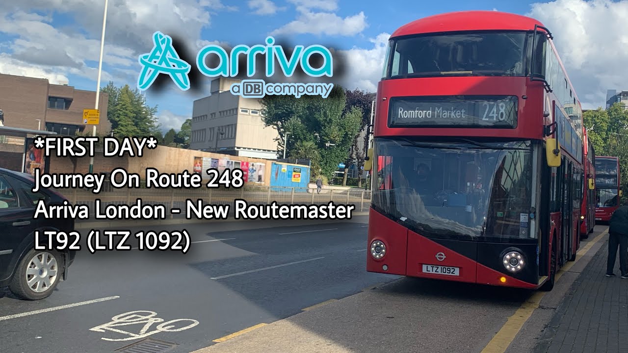 *FIRST DAY* Short Journey On Route 248 | Arriva London | New ...