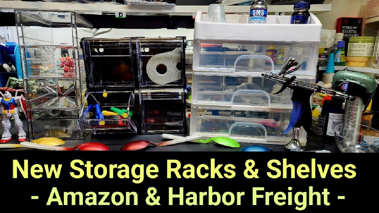 New Storage Racks & Shelves From Harbor Freight And Amazon - YouTube