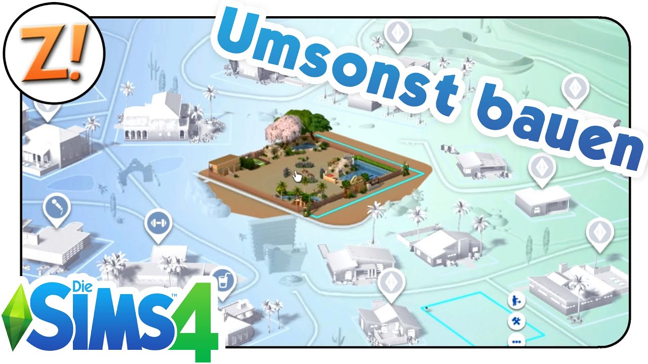 Sims 4 - Tutorial: Der freie Baumodus → kostenlos bauen [GERMAN/DEUTSCH ...