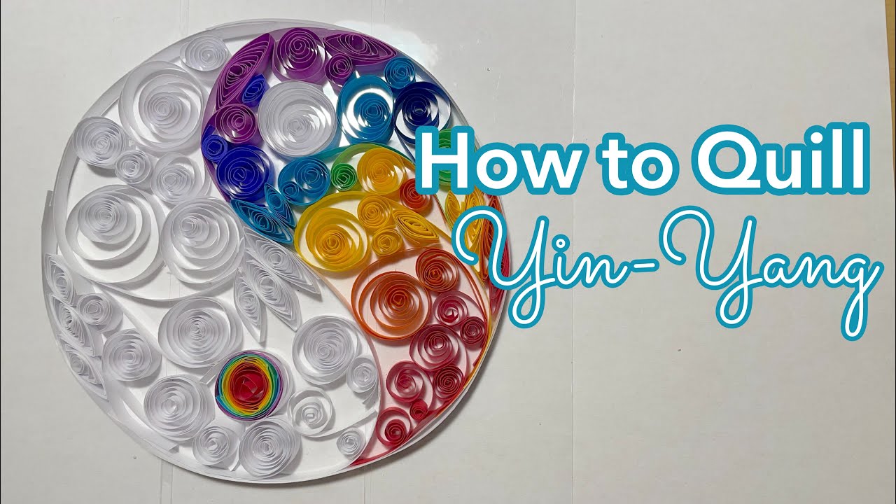 How to Quill Yin-Yang | Beautiful Yin-Yang Quilling | AarthiArt - YouTube