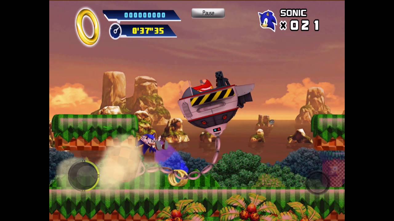 Sonic the Hedgehog 4 ~ Episode 1 (ios) - Splash Hill zone - Boss - YouTube