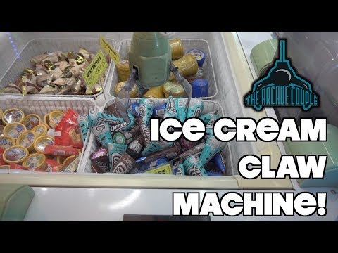 There's ICE CREAM In This Claw Machine! - YouTube