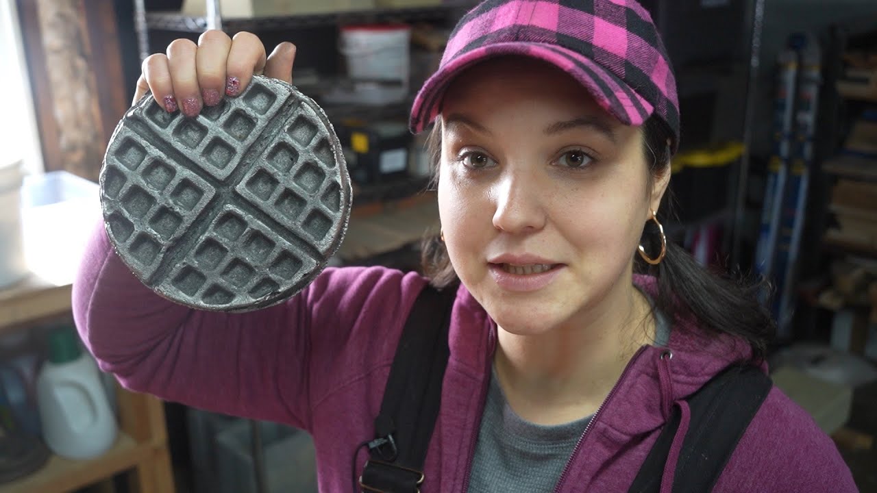 I made Cast Iron Waffles | From Start to Finish | Cast Iron Gypsy - YouTube