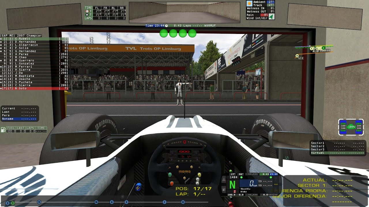 rFactor - SCRL Champ Car 2023 - Fecha 6, Zolder - YouTube