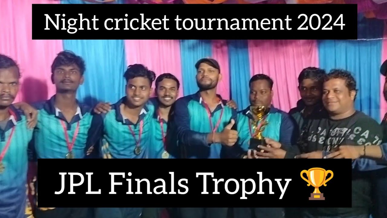 JPL Night cricket tournament -2024 which team is win. - YouTube