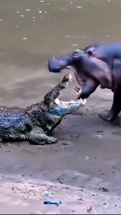 CROCODILO VS HIPOPÓTAMO - YouTube
