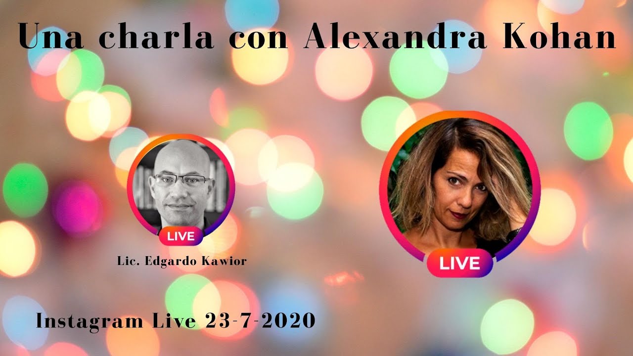 Una charla con Alexandra Kohan - YouTube