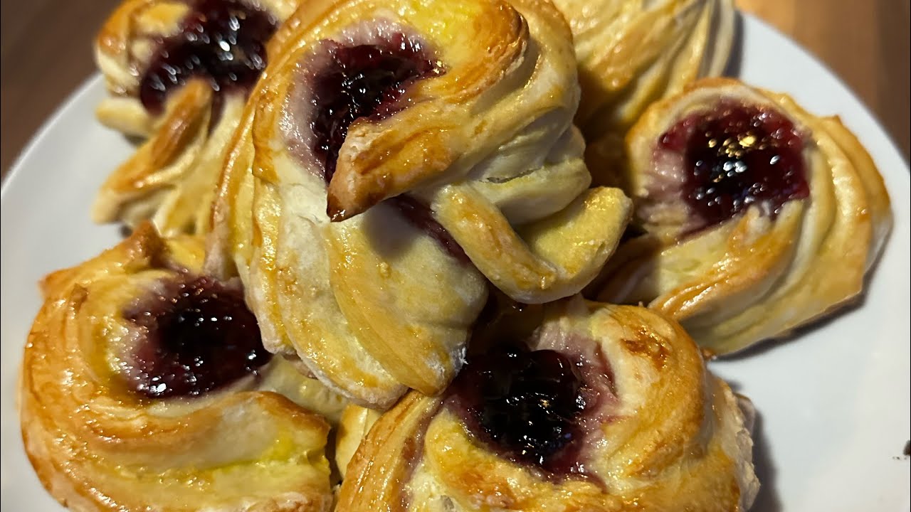 Jam filled biscuits - YouTube