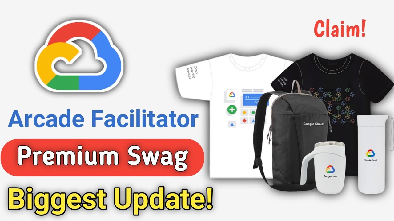 Arcade Facilitator 2023 Swag || Premium Swag || Free Google Swag - YouTube