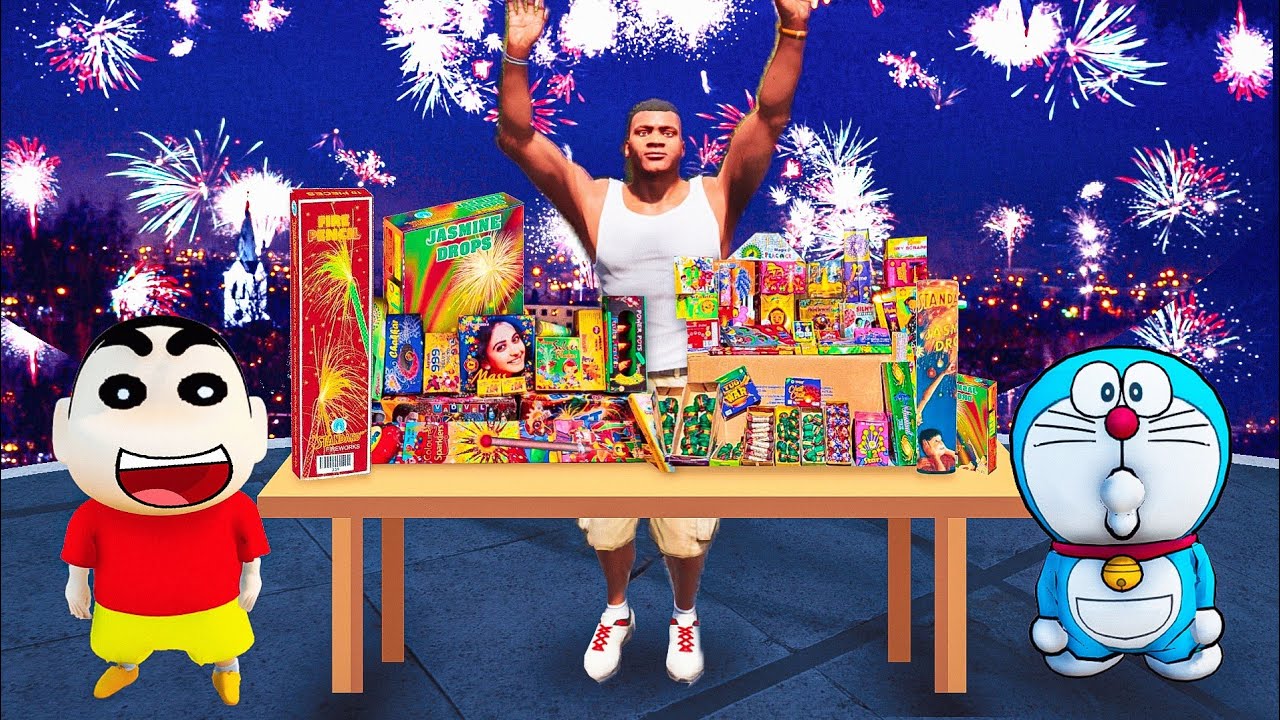 Shinchan Doraemon Diwali Celebration - Franklin Doraemon Shinchan ...