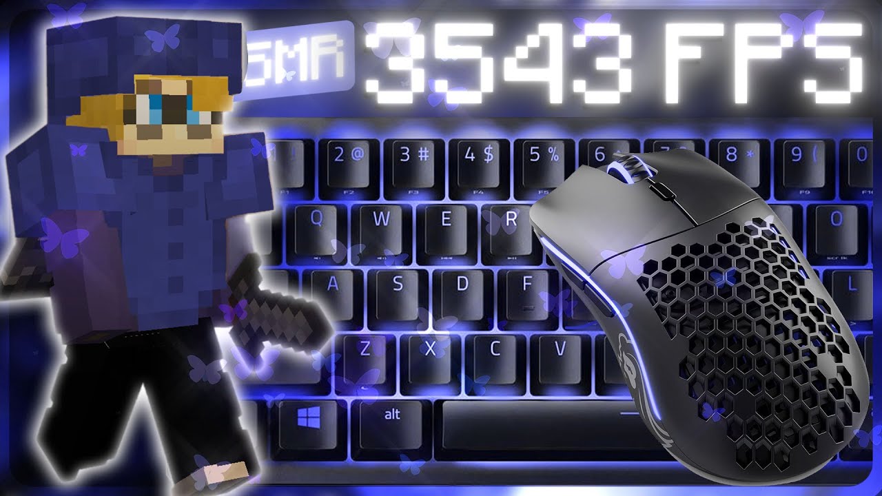 SUPER CLICKY Keyboard + Mouse Sounds ASMR | Hypixel Bedwars - YouTube