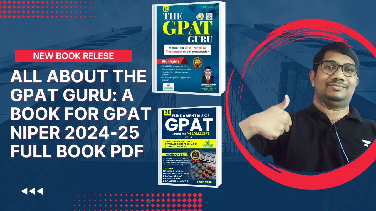 THE GPAT GURU|| A BOOK FOR GPAT NIPER|| ALL PYQ GPAT & GATE PAPERS ...