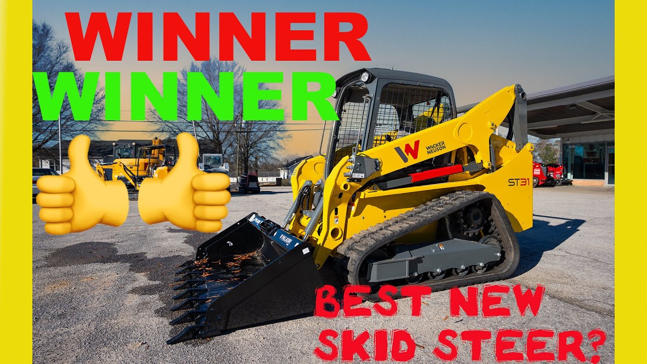 Wacker skid steer review. ST31 overview and specs - YouTube