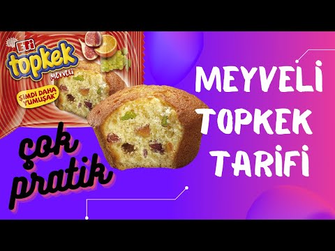 ETİ Meyveli Topkek Tarifi ✅ Meyveli Kek Top Kek - Çok Pratik Kek Tarifi - Meyveli Kek Nasıl Yapılır?