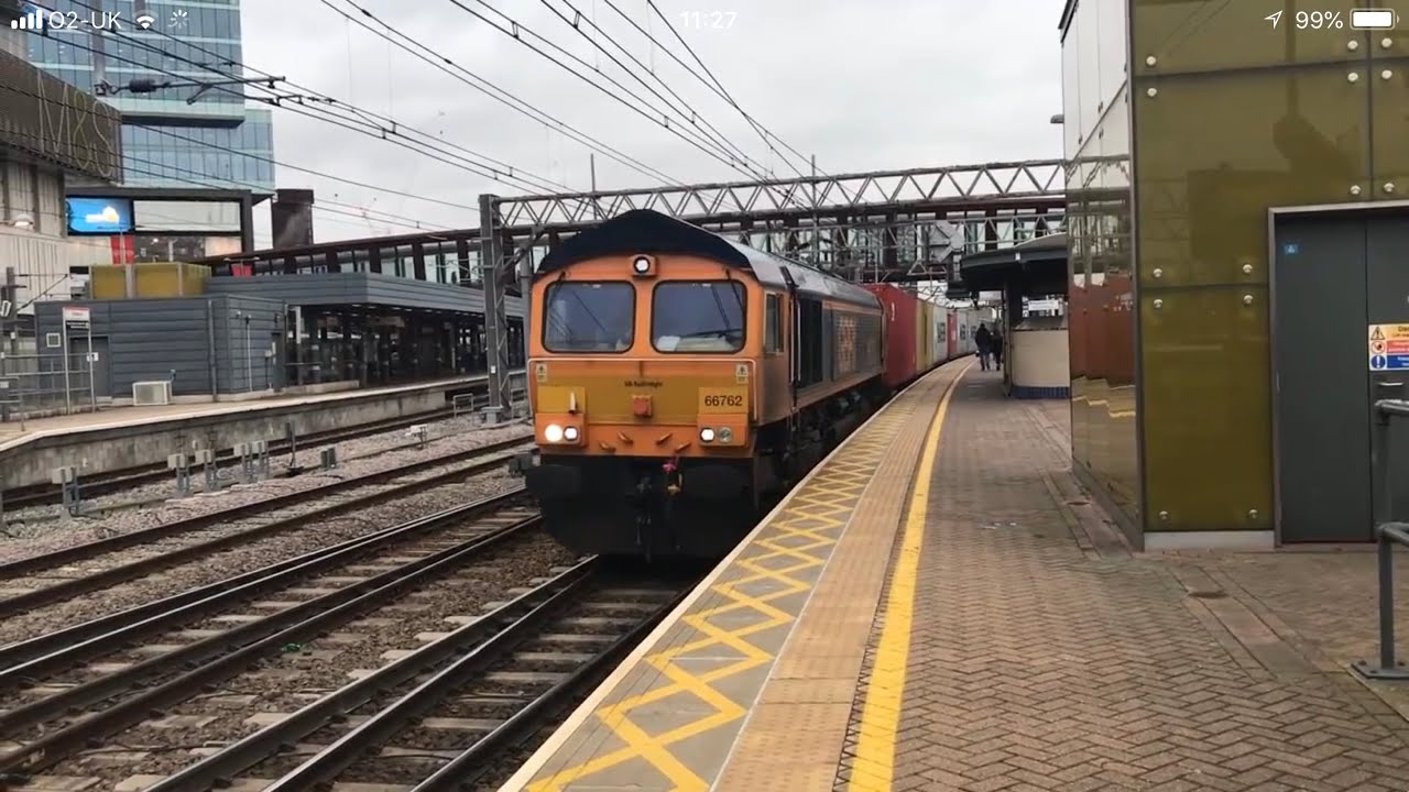 (HD) Freight At Stratford (GEML) INCLUDES Class 66 Freight Working, 29. ...