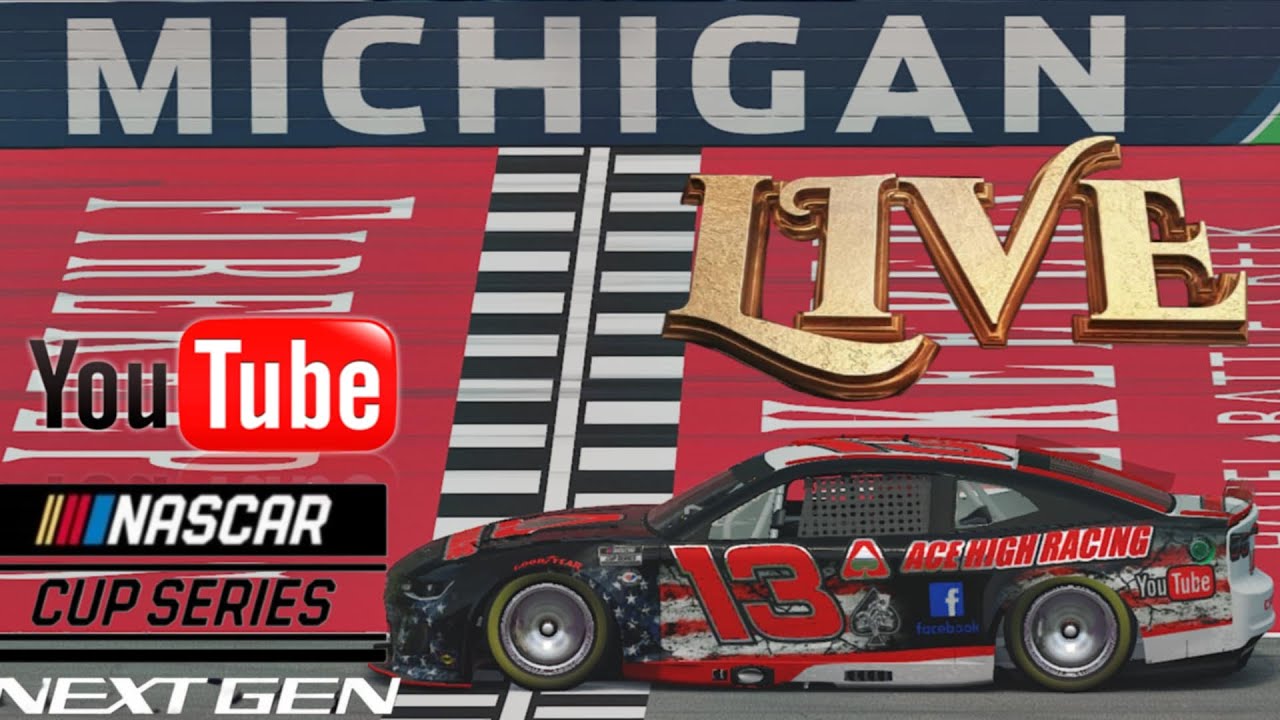 Iracing Cup Next Gen Series Vertical At Michigan Motor Speedway. - YouTube