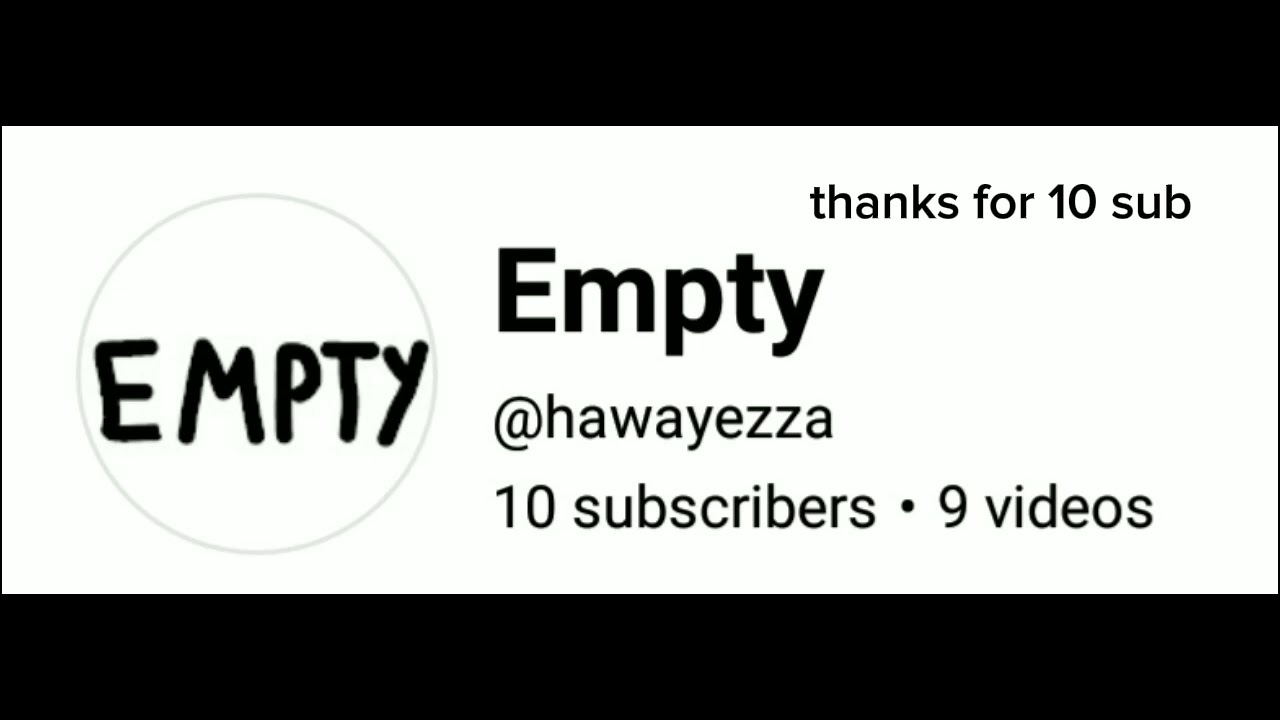 thanks for 10 subscribers - YouTube