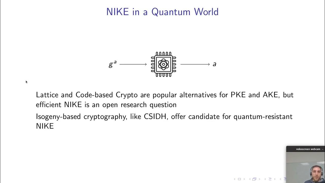 Group Action Key Encapsulation and Non-Interactive Key Exchange in the QROM - YouTube