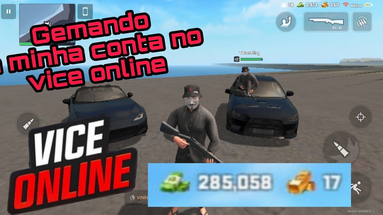 GEMANDO MINHA CONTA NO VICE ONLINE, E CRIEI UMA FACÇÃO (vice online ...