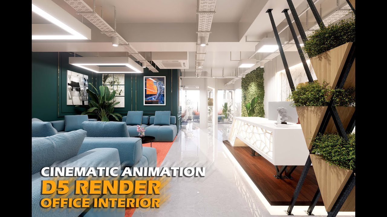 CINEMATIC ANIMATION OF AN OFFICE INTERIOR PART_02 | ARCHITECTURAL ...