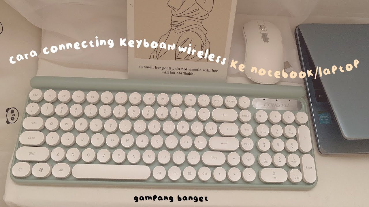 CARA MENGHUBUNGKAN KEYBOARD MOUSE WIRELESS KE NOTEBOOK/LAPTOP GAK PAKAI ...