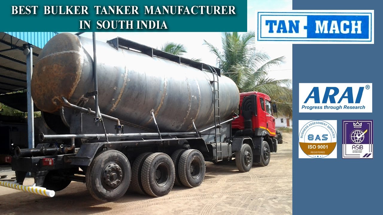 BEST BULKER TANKER MANUFACTURER IN SOUTH INDIA - YouTube