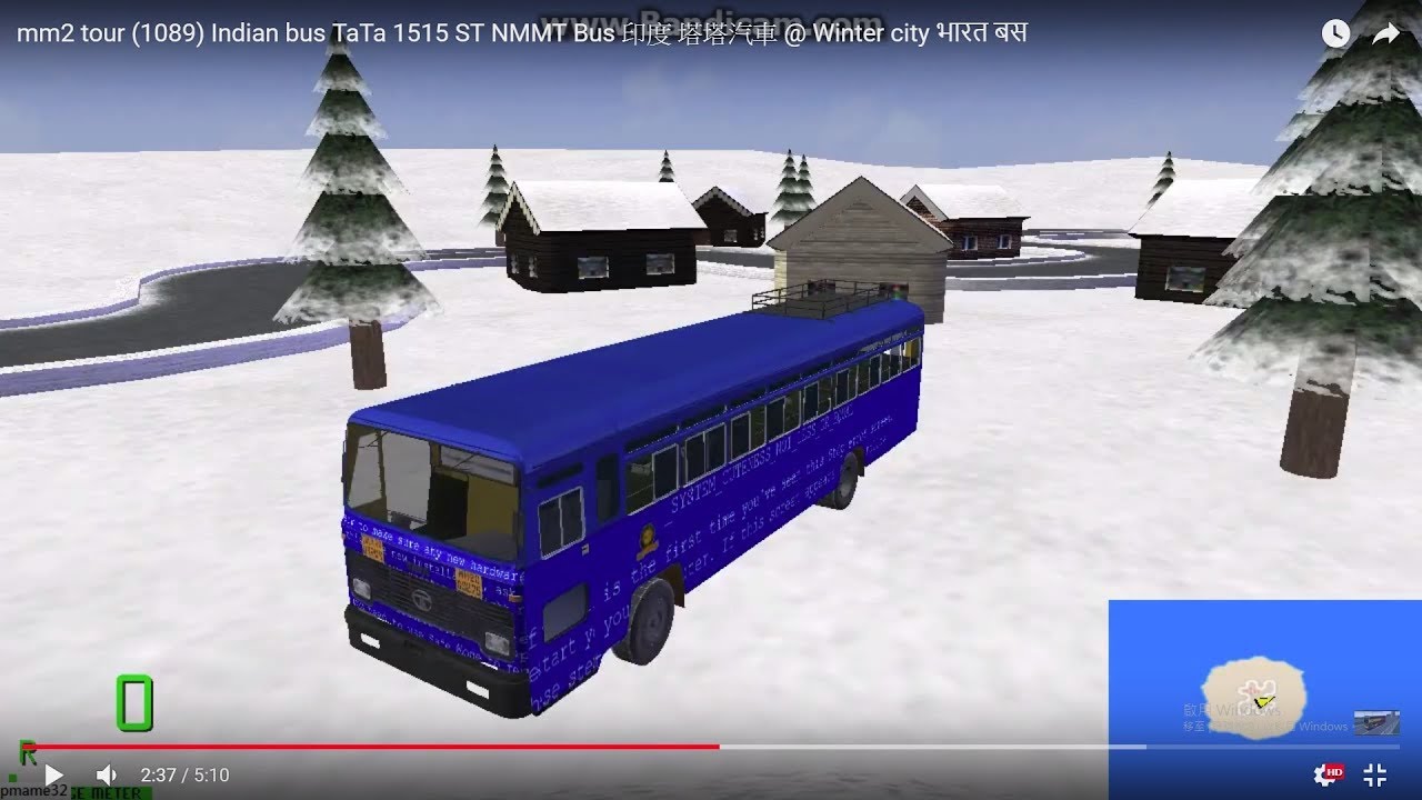 mm2 tour (1089) Indian bus TaTa 1515 ST NMMT Bus 印度 塔塔汽車 @ Winter city ...