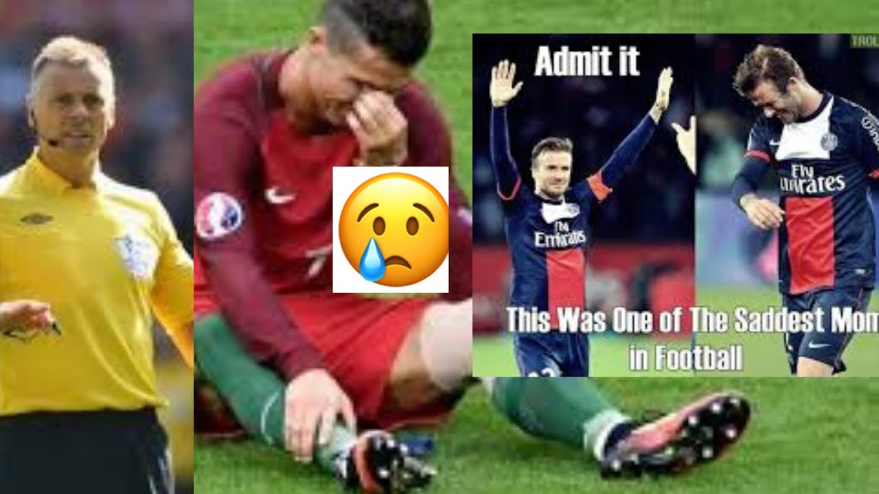 Top 10 sad Football Moment *Try not to cry* - YouTube